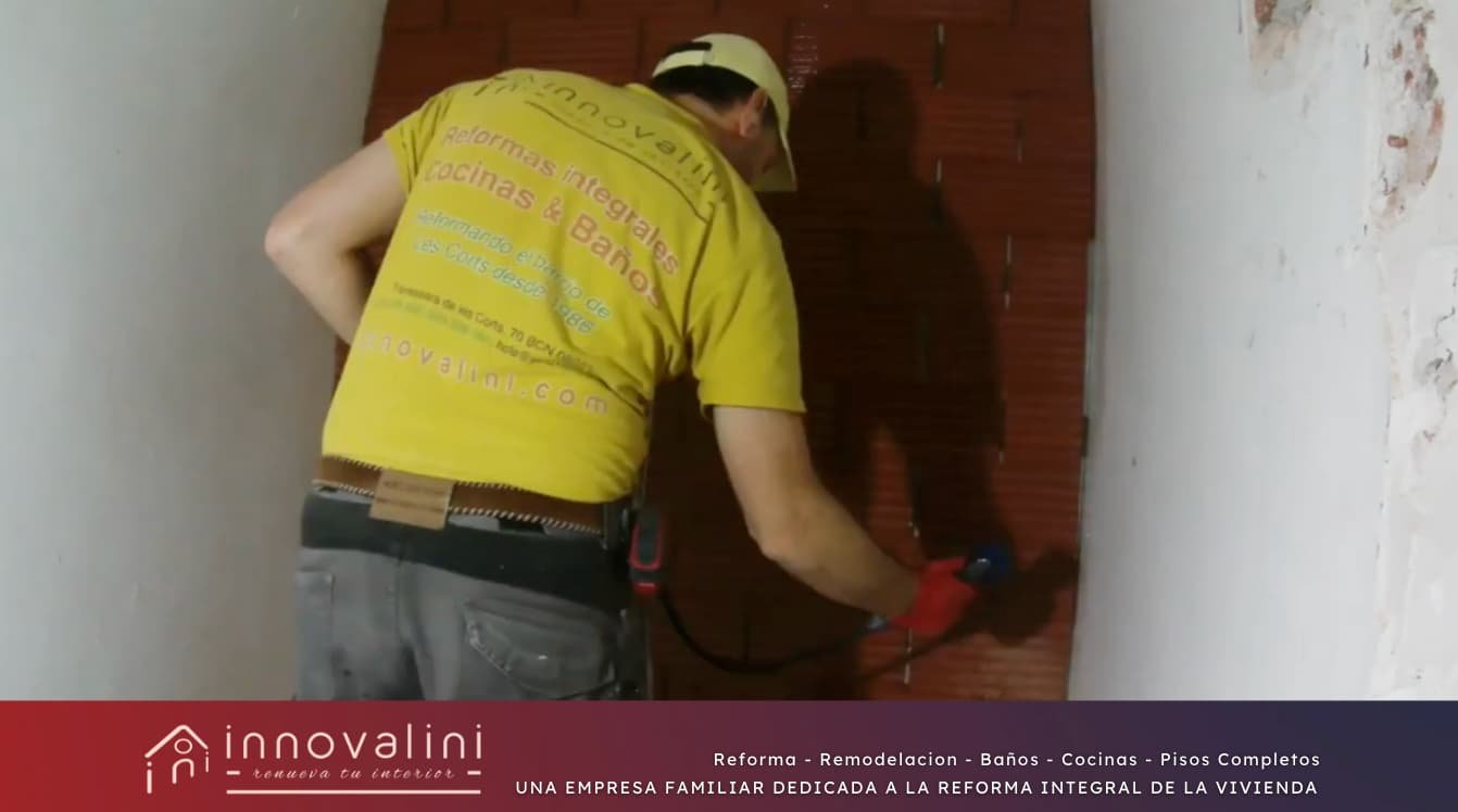 Como regruesar una pared de pladur con rasilla en 4 horas